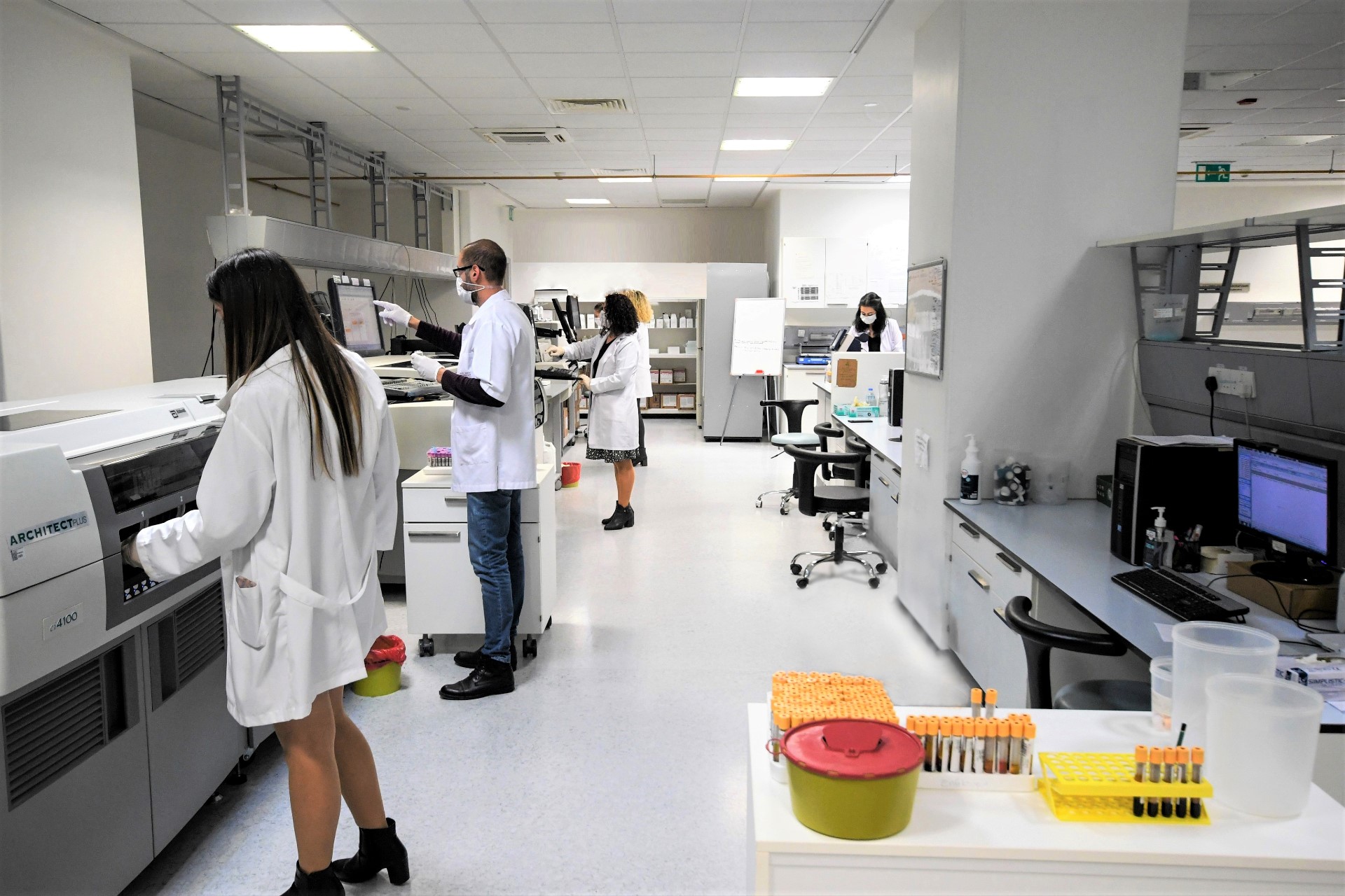 The codes of genetics are deciphered with 400 different tests applied ...