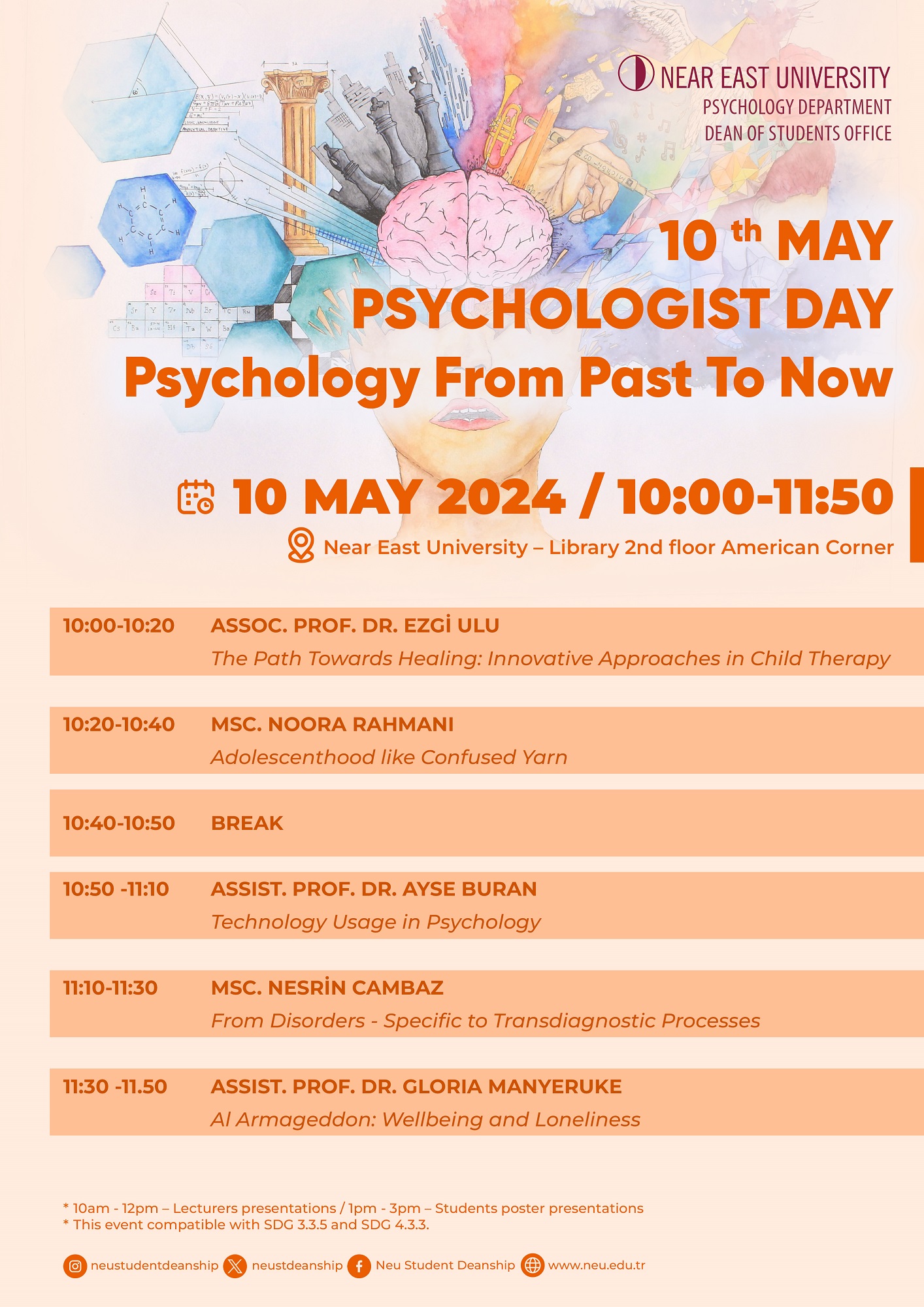 10th May Psychologist Day – Near East University