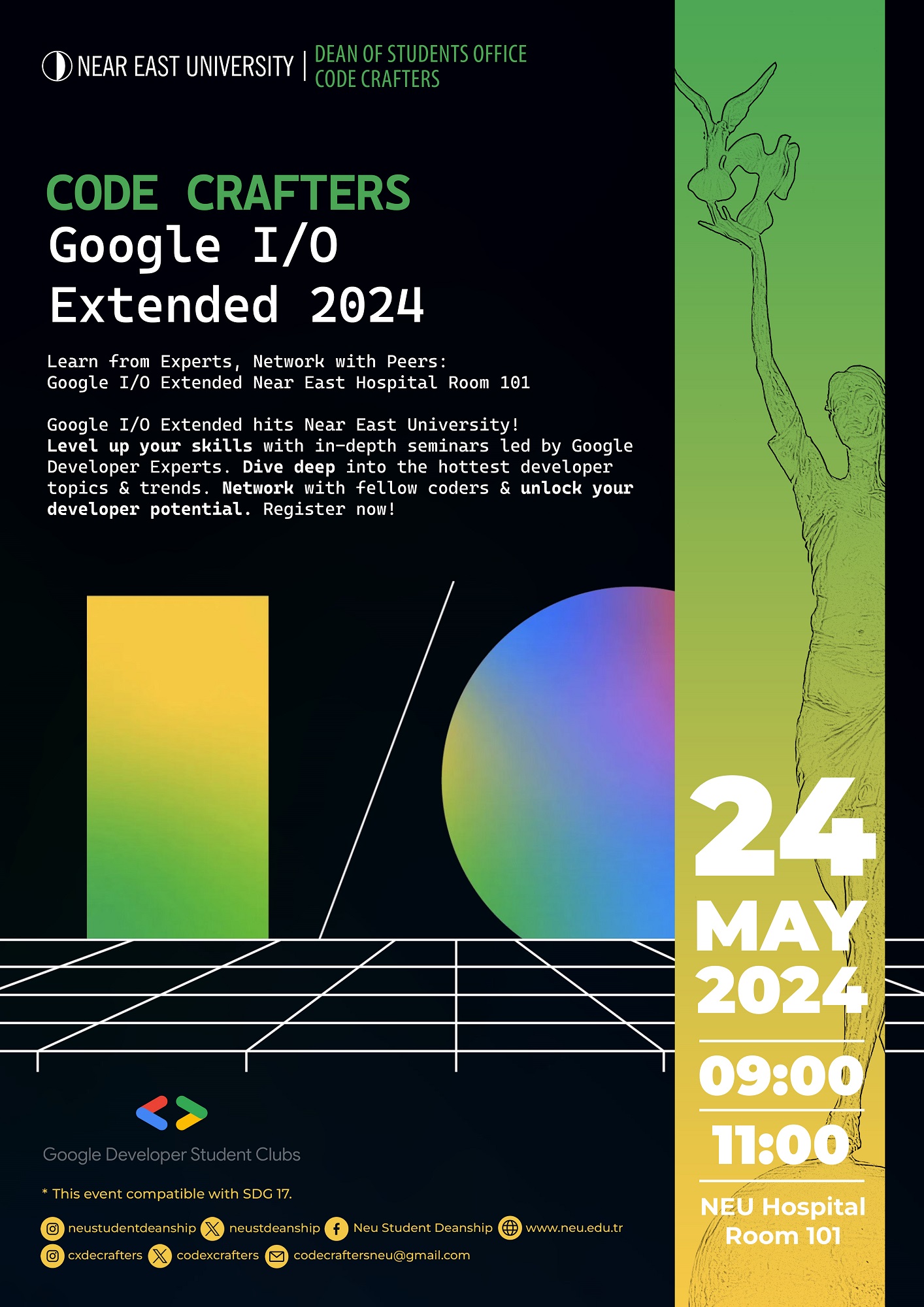 Code Crafters: Google I/O Extended 2024 – Near East University