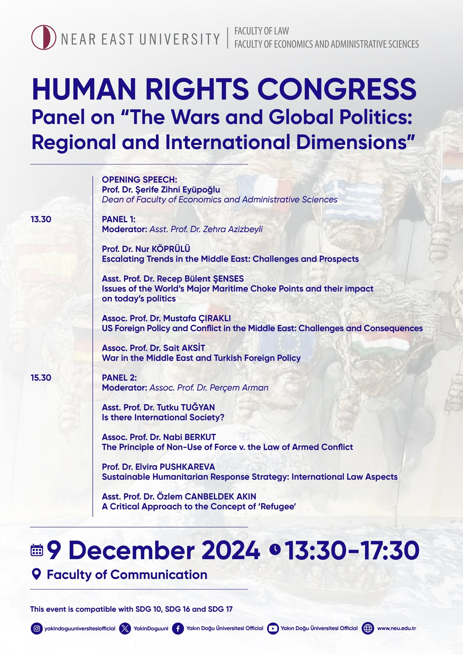 Human Right Congress – Panel on “The Wars and Global Politics: Regional ...