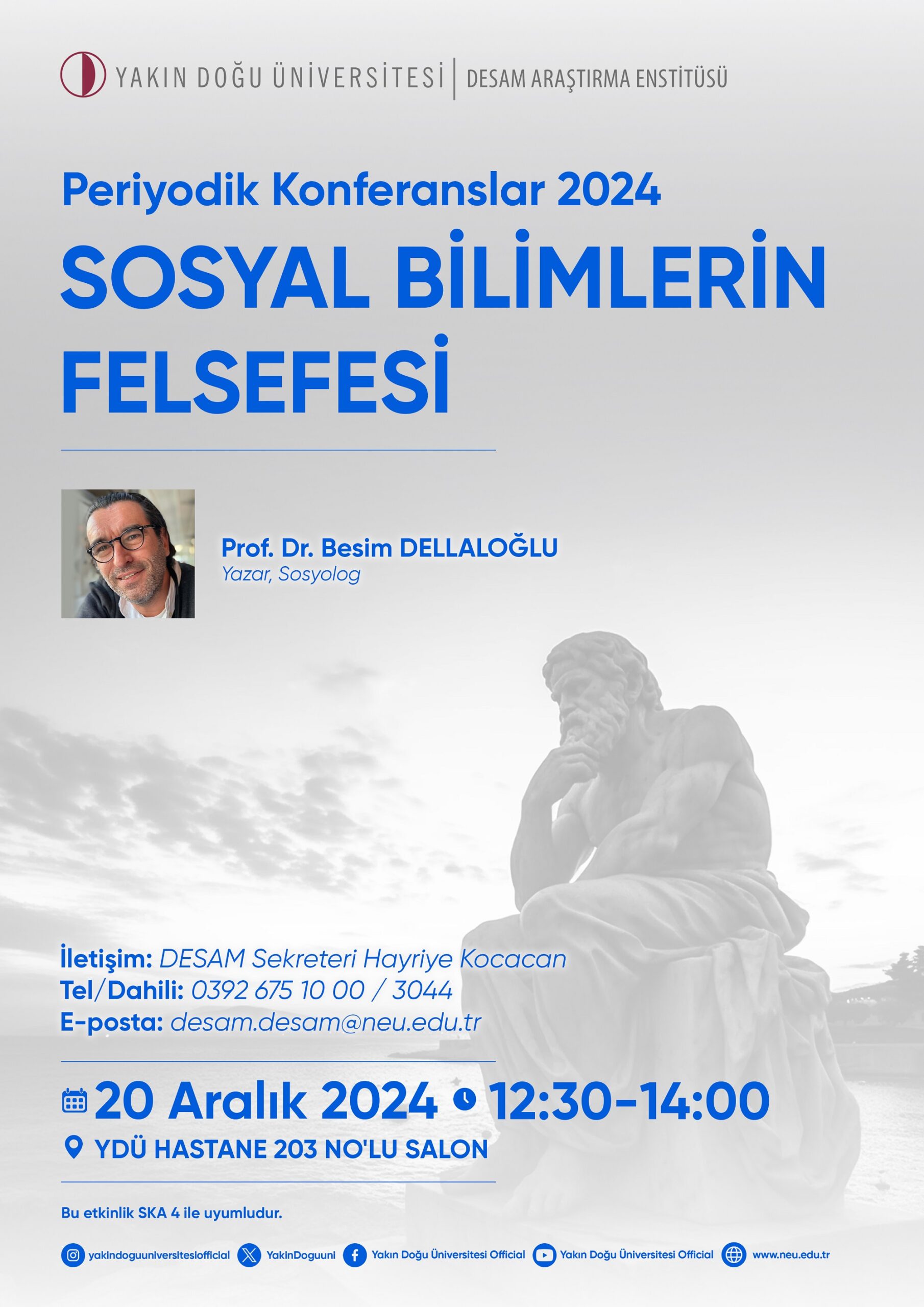 Periyodik Konferanslar 2024 / Sosyal Bilimlerin Felsefesi – Near East University