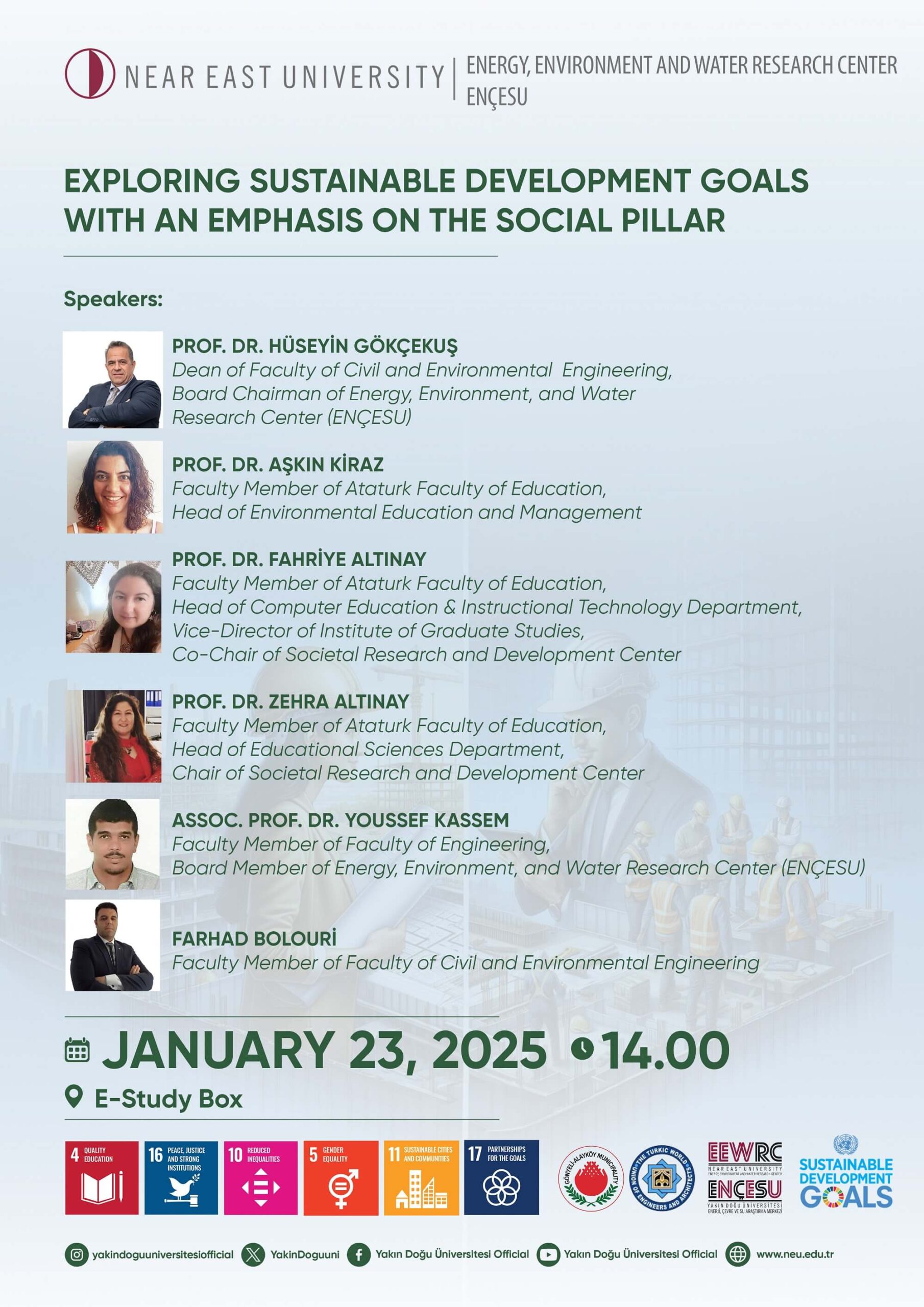 Webinar: Exploring Sustainable Development Goals with an Emphasis on the Social Pillar – Near ...